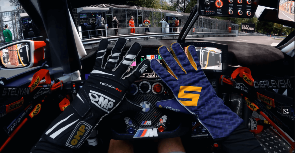 Premium Quality Sim Racing Gloves - Syncmesh